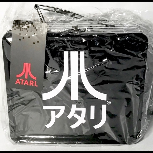 atari | Bags | Atari Katakana Lunch Box Tin Thermos | Poshmark